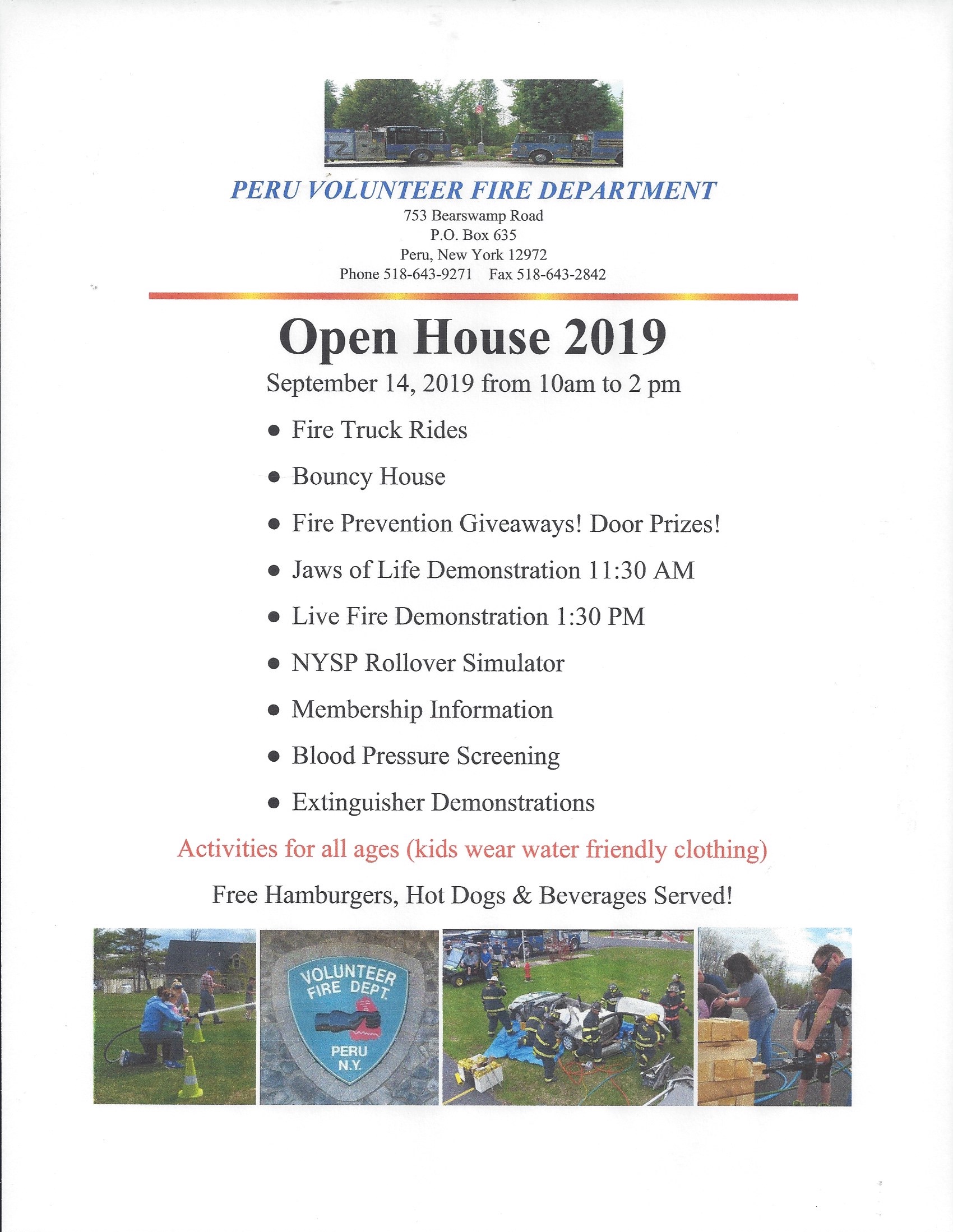 The Peru GazetteFire Department Open House – A Great Day, Especially ...