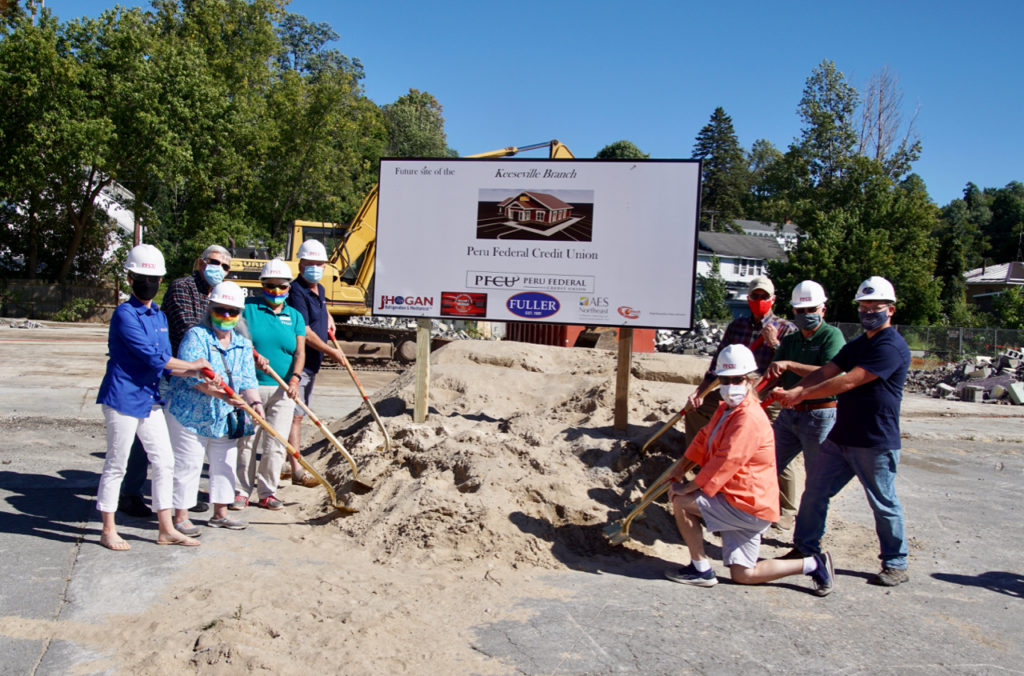 Peru Federal Credit Union breaks ground on a new Keeseville Facility ...