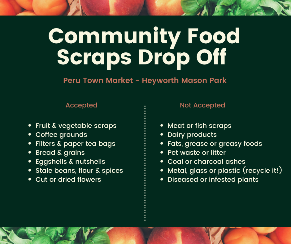 Food Scrap Drop Off at Peru Town Market – July 25th 2 to 6 p.m. | The ...