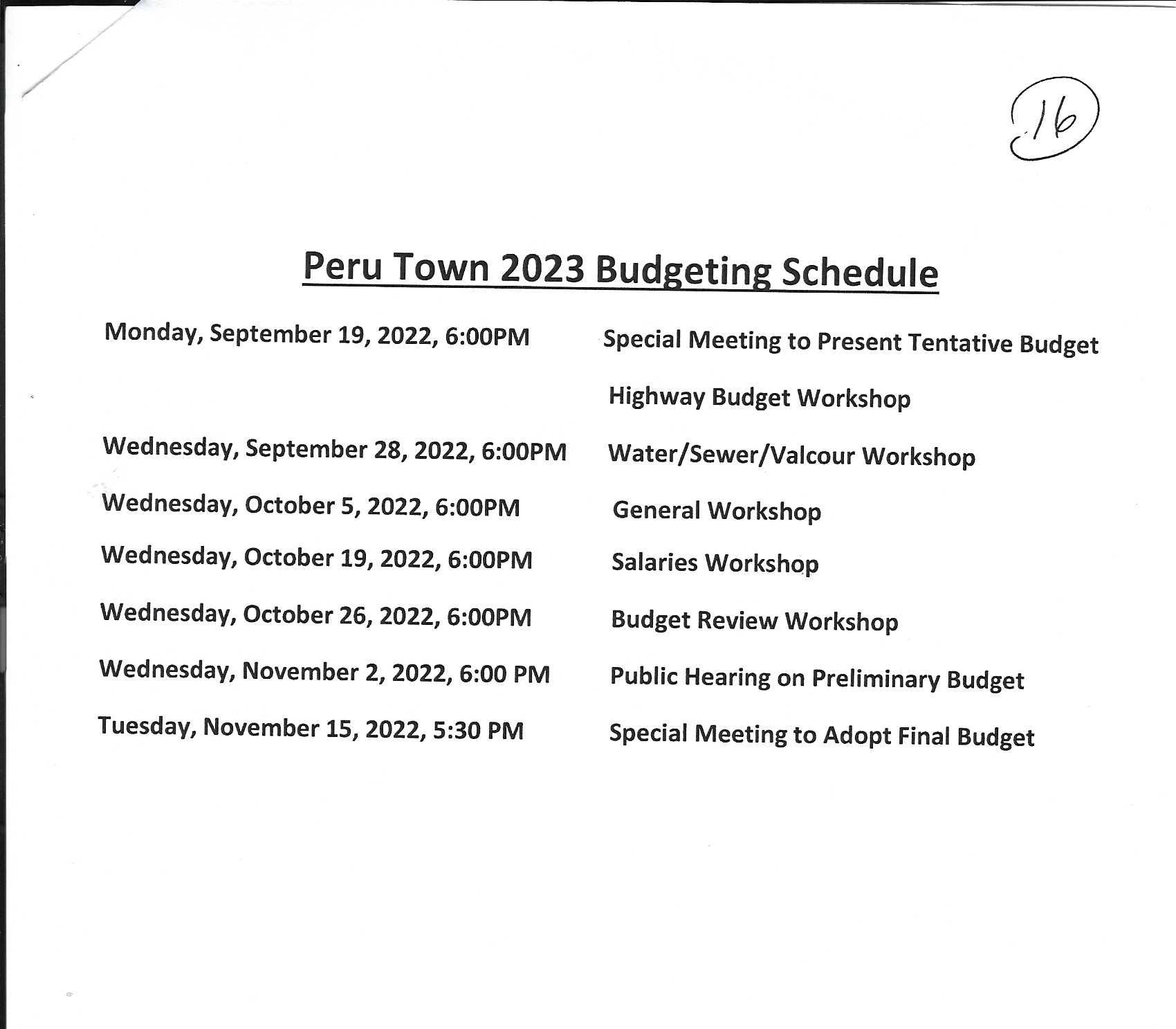 Budeting Schedule 2023 The Peru Gazette Budeting Schedule 2023 The Peru Gazette