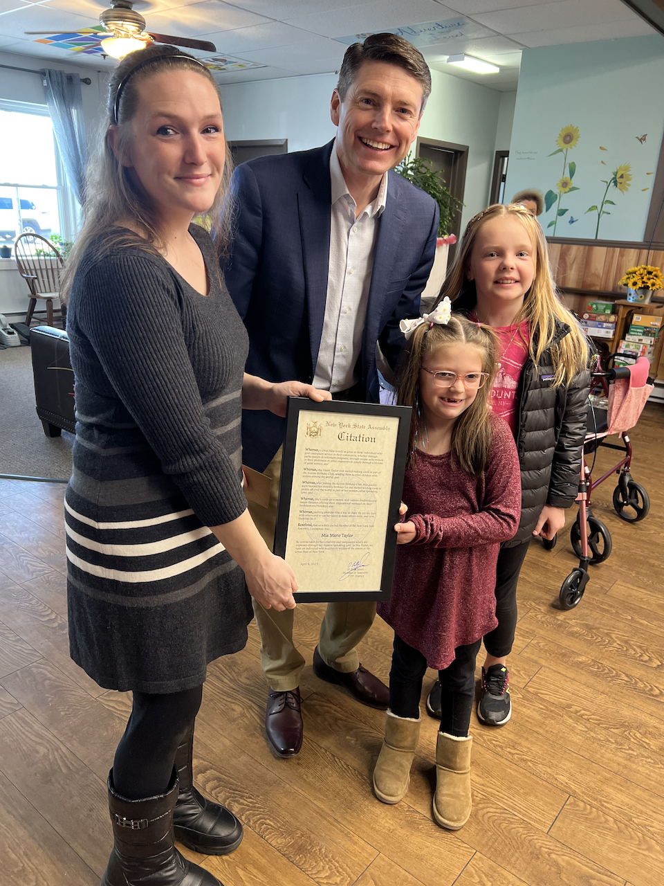 The Peru GazettePeru Central first grader Mia Taylor receives NYS ...