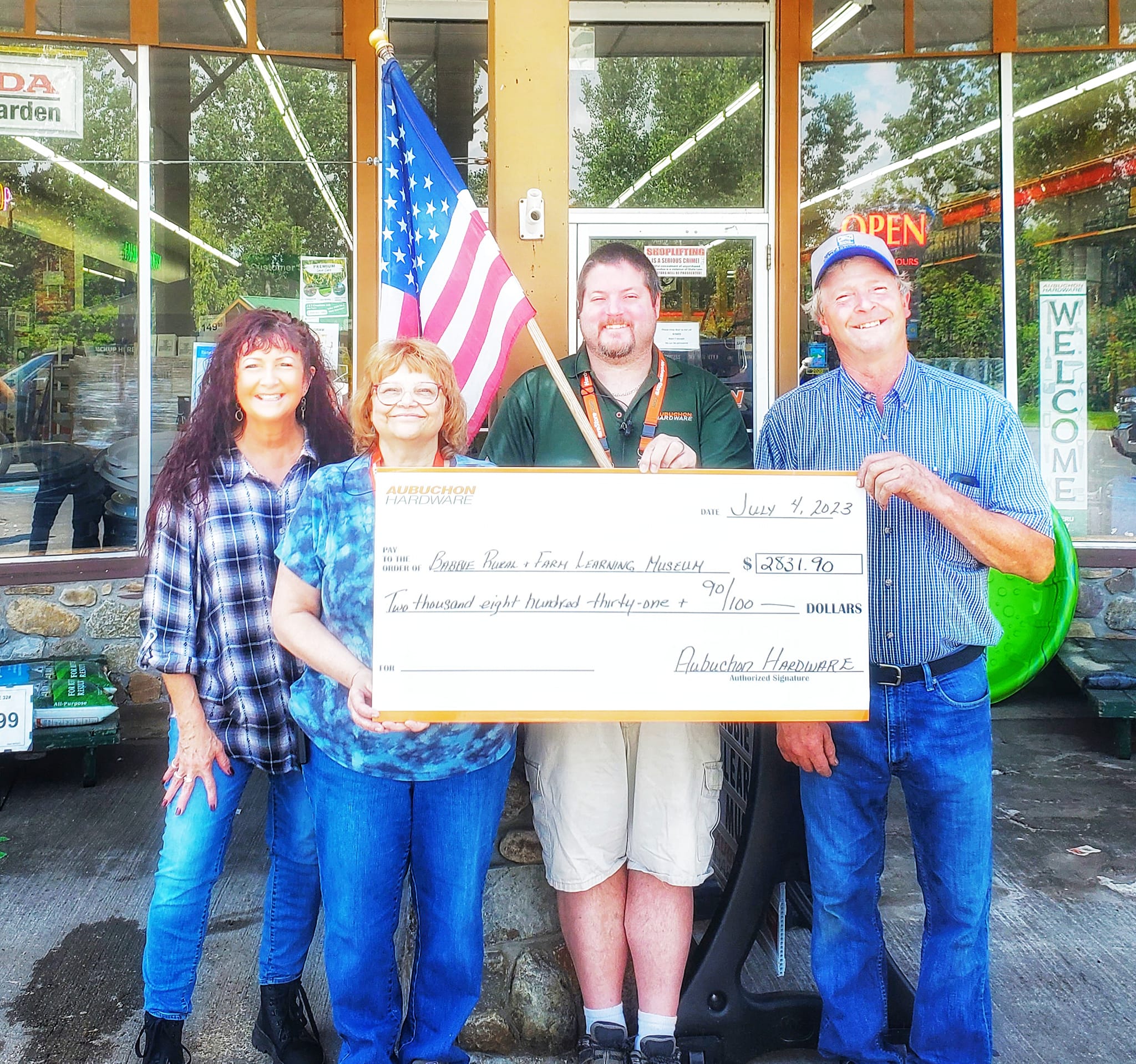 The Peru GazetteAubuchon Round Up yields $2,800+ for Babbie Museum ...