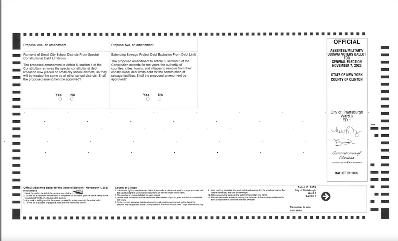 The Peru Gazette2023 Election Day is Tuesday, Nov. 7 – See a sample ...