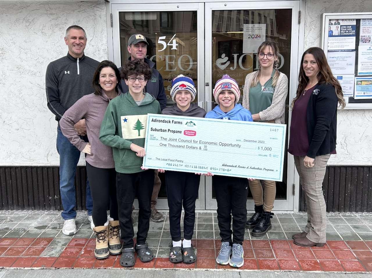 The Peru GazetteAdirondack Farms and Suburban Propane Make $1,000 ...
