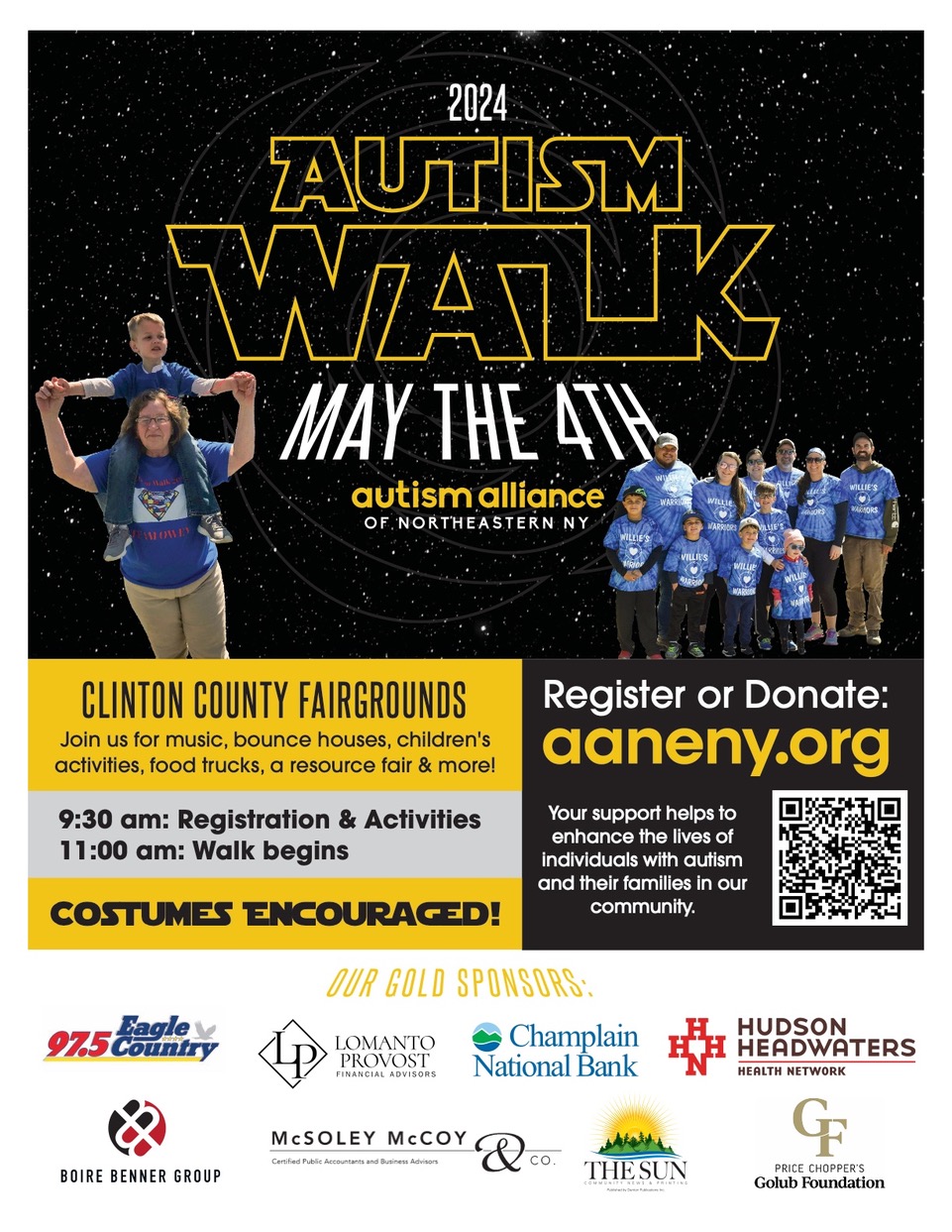 Galactic Fun for a Good Cause: Join the Force at this Year’s Autism Walk | The Peru Gazette