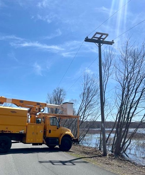 New Osprey Nesting Boxes at Ausable Point Campground | The Peru Gazette