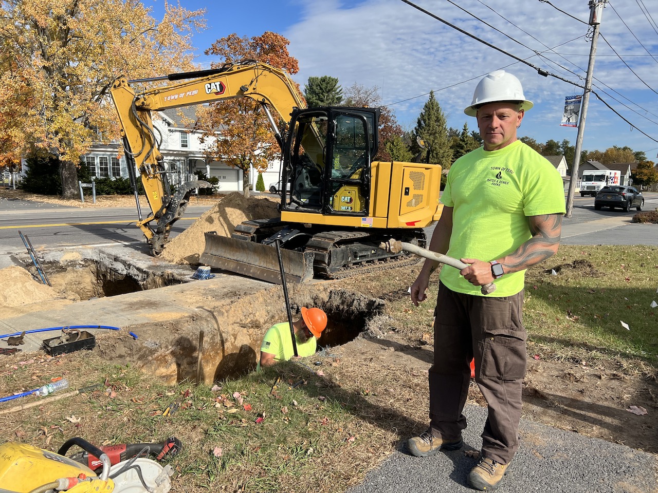Water Department replacing lead connectors and old galvanized pipe ...
