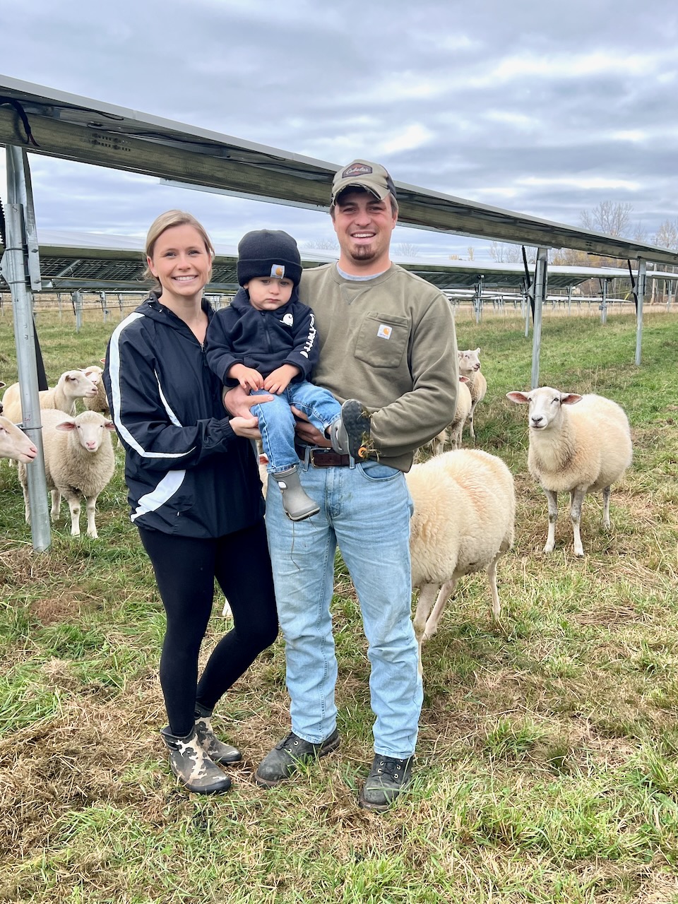 A mutual love of animals yields a family and a solar grazing farm | The ...