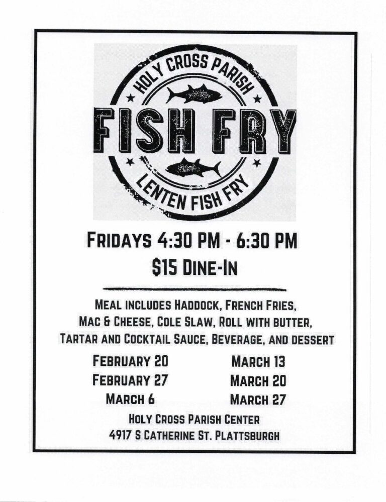 Friday Night Fish Fries on South Catherine St. | The Peru Gazette